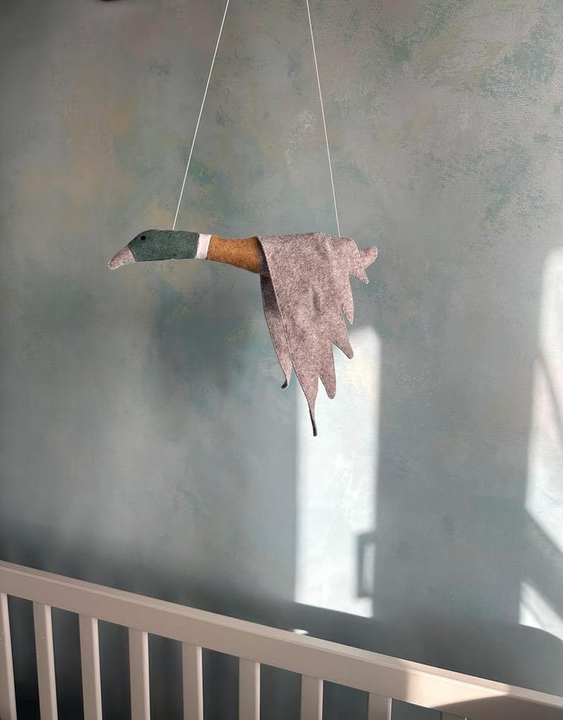 Hanging Goose Wall Decor – Nursery Wall Decoration | Adorable Baby Room ...