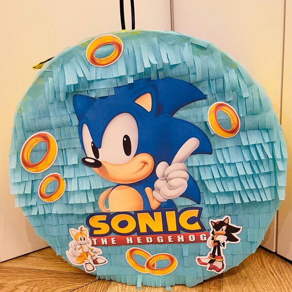 Sonic the Hedgehog Pinata - Etsy
