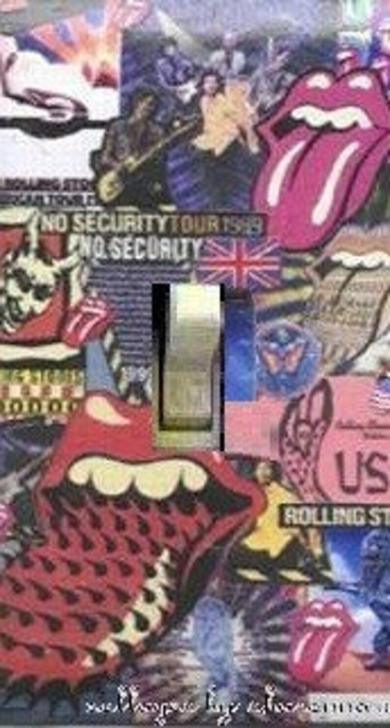 Original Classic Rock Handmade Switchplate Light Switch Wall Plate ...