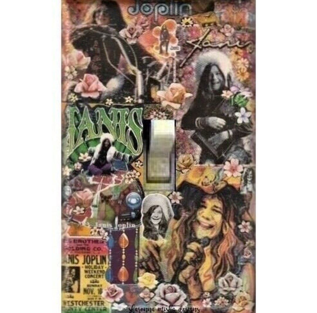 Original Classic Rock Handmade Switchplate Light Switch Wall Plate ...