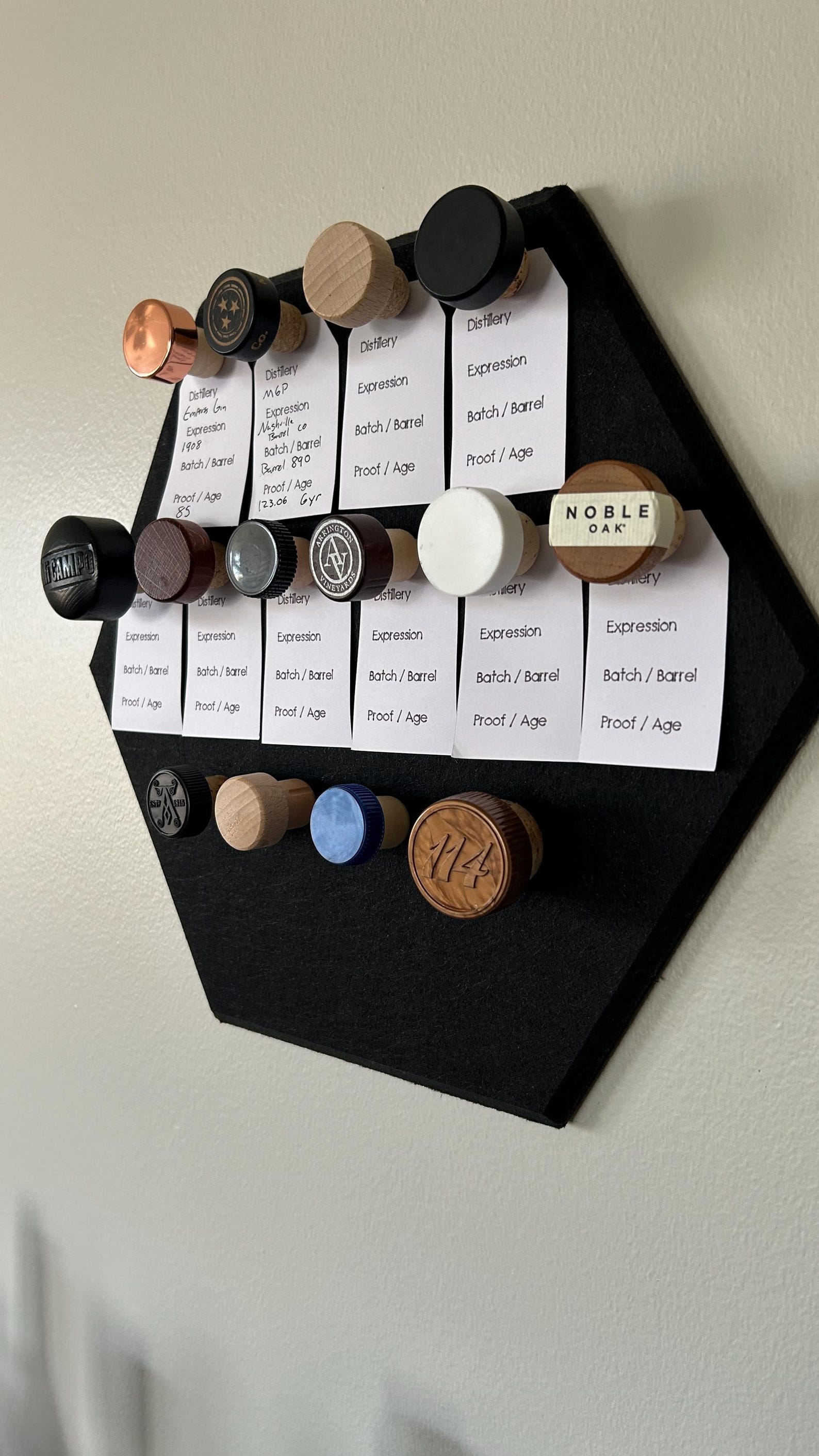 Topper Tags Tacks Spirit Cork/topper Display and Notation System Easy ...