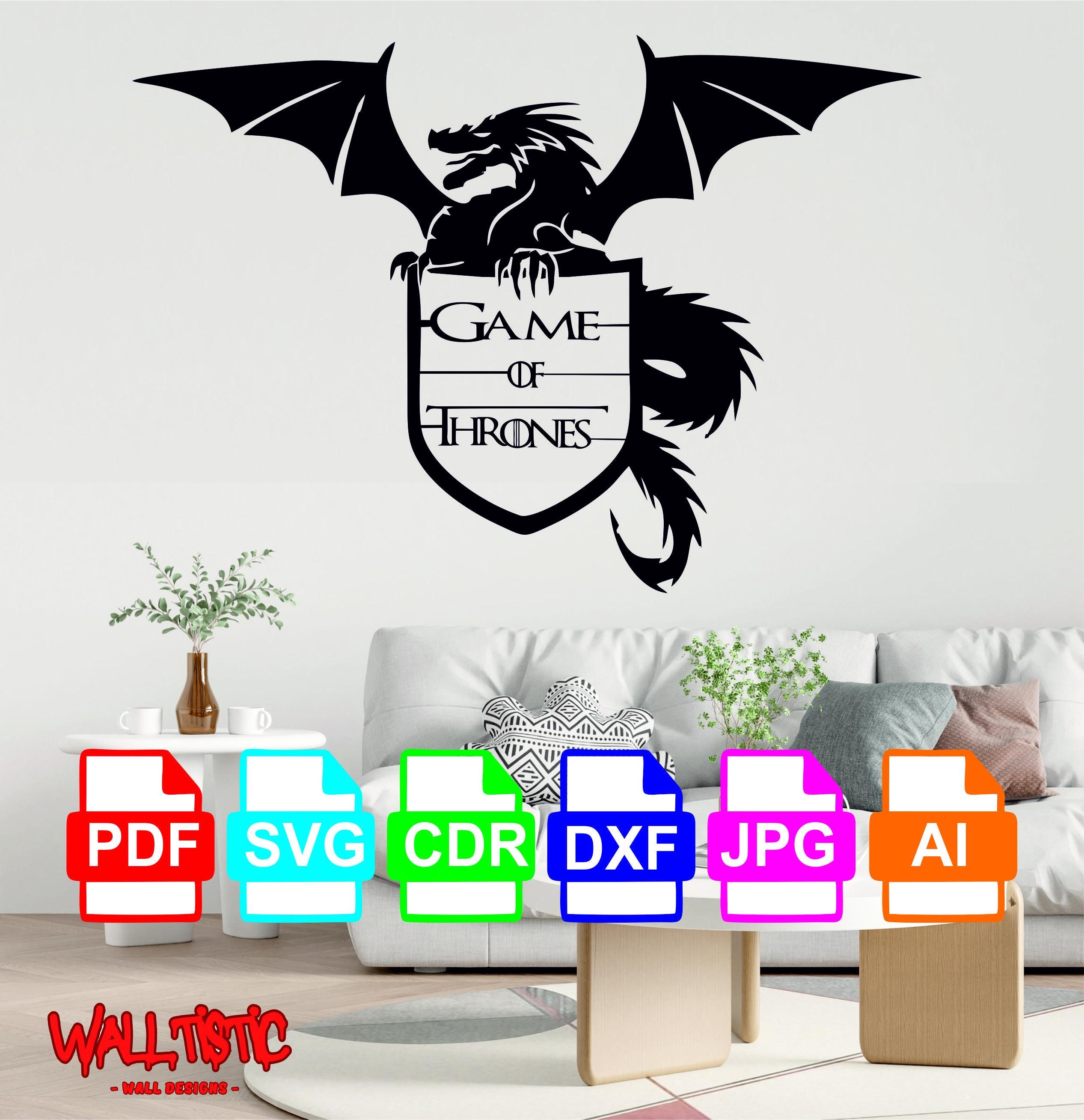 Game of Thrones Design Cutting File for Laser and Plasma Cutting dxf ...