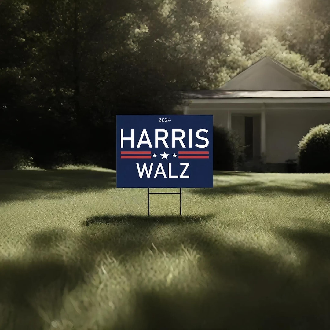 Harris Walz 2024 Yard Sign,harris for President Election Yard Sign ...
