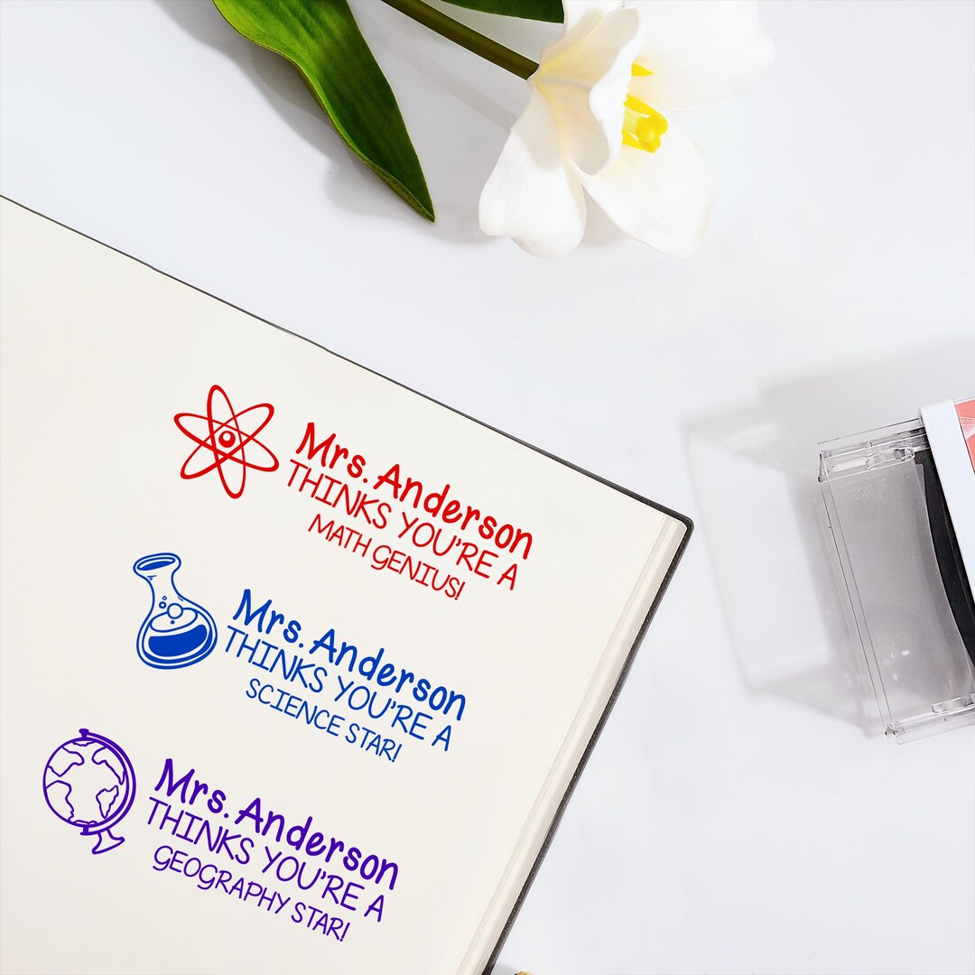 Teacher Stamp, Custom Teacher Stamps, Teacher Classroom Stamp, Teacher ...