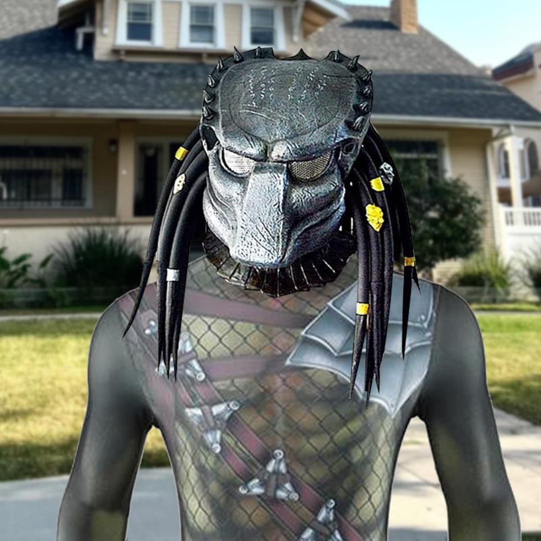 E Alien VS. Jungle Predator Cosplay Mask Halloween Cosplay Props ...
