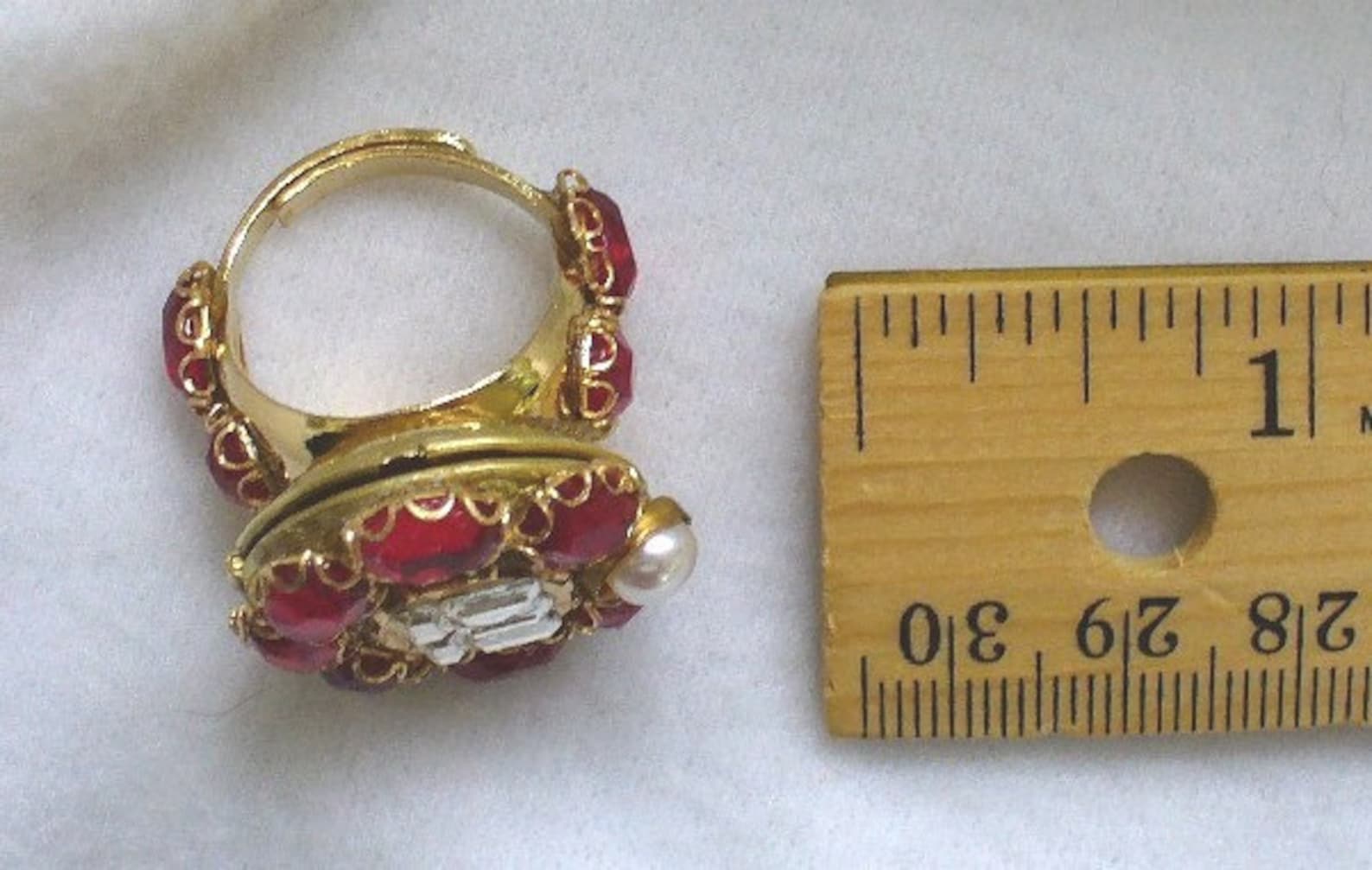 Queen Elizabeth I Museum Artifact-inspired Locket Adjustable Ring ...