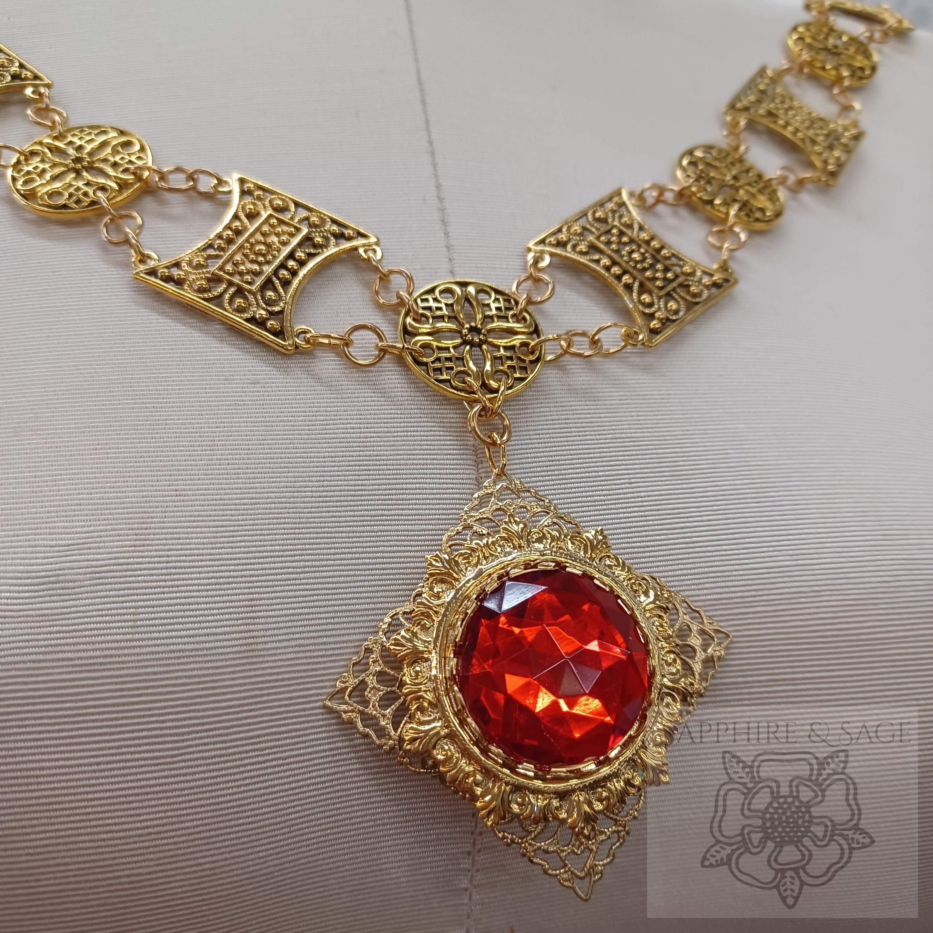 45-50 Inch "maddox Medallion" Livery Chain, Renaissance Tudor Collar ...