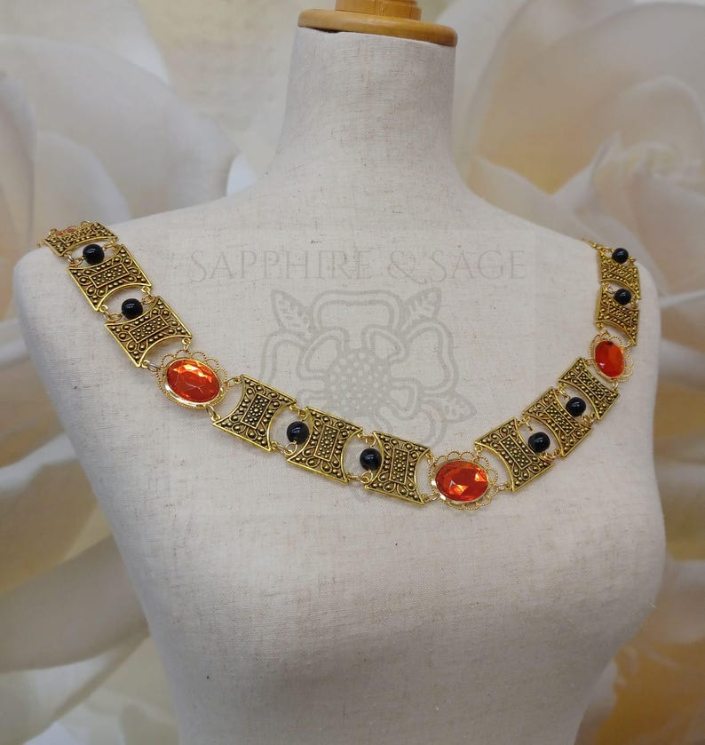 45-50 Inch "edward" Medieval Renaissance Tudor Elizabethan Livery Chain ...