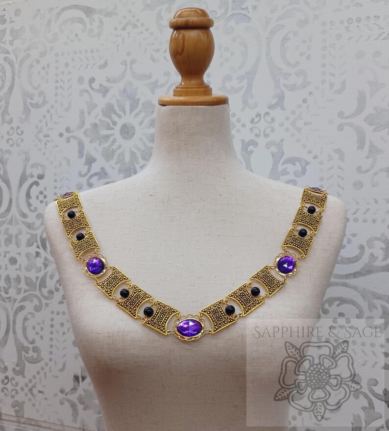45-50 Inch "edward" Medieval Renaissance Tudor Elizabethan Livery Chain ...