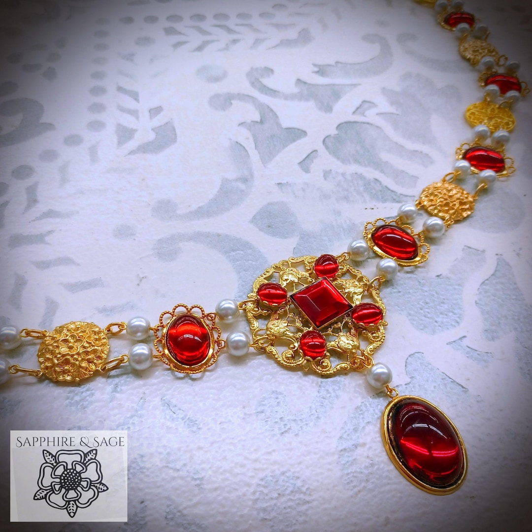 50-55 Inch "owain" Medieval Renaissance Tudor Elizabethan Livery Chain ...