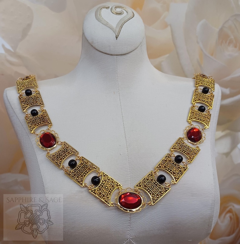 45-50 Inch "edward" Medieval Renaissance Tudor Elizabethan Livery Chain ...