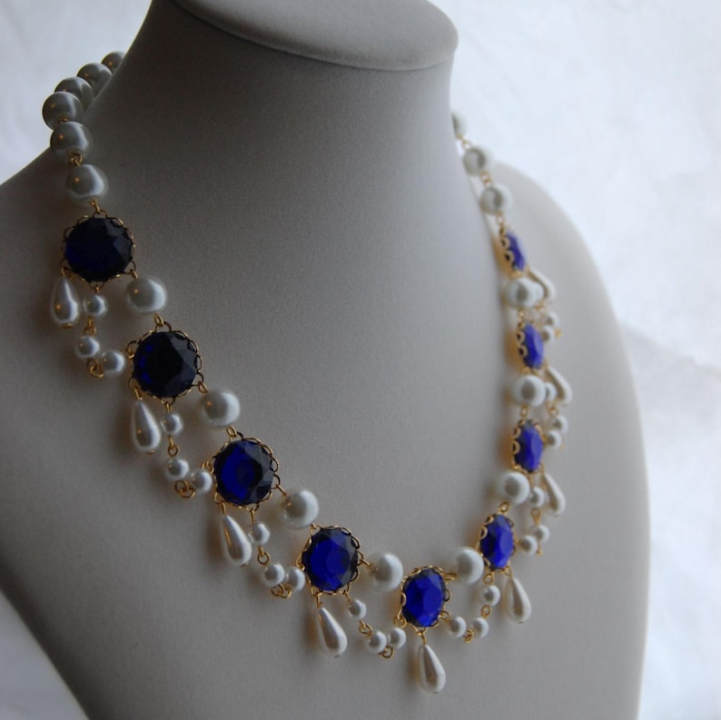 PICK YOUR COLOR: Gloria Renaissance Necklace Medieval | Etsy