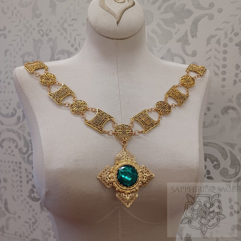 45-50 Inch "maddox Medallion" Livery Chain, Renaissance Tudor Collar ...