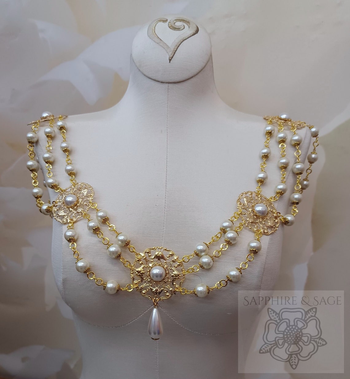 55-60 Inch King Henry VIII Medieval Renaissance Ducal Livery Chain ...