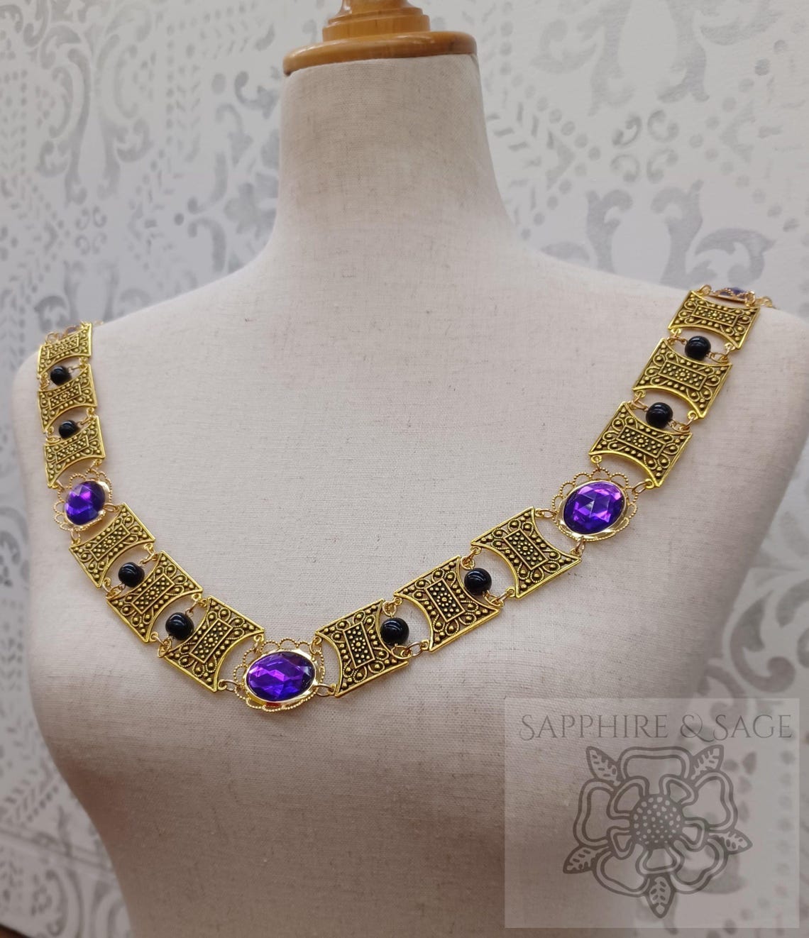 45-50 Inch "edward" Medieval Renaissance Tudor Elizabethan Livery Chain ...