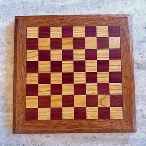 Custom Wooden Chess Board - Etsy