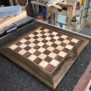 Custom Wooden Chess Board - Etsy
