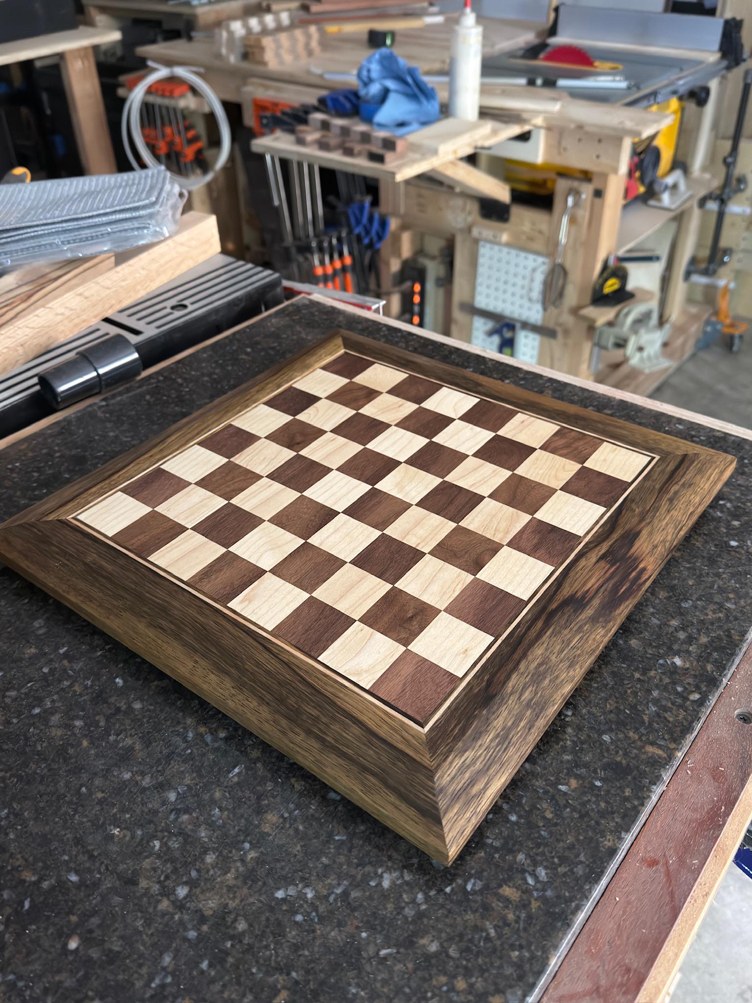 Custom Wooden Chess Board - Etsy