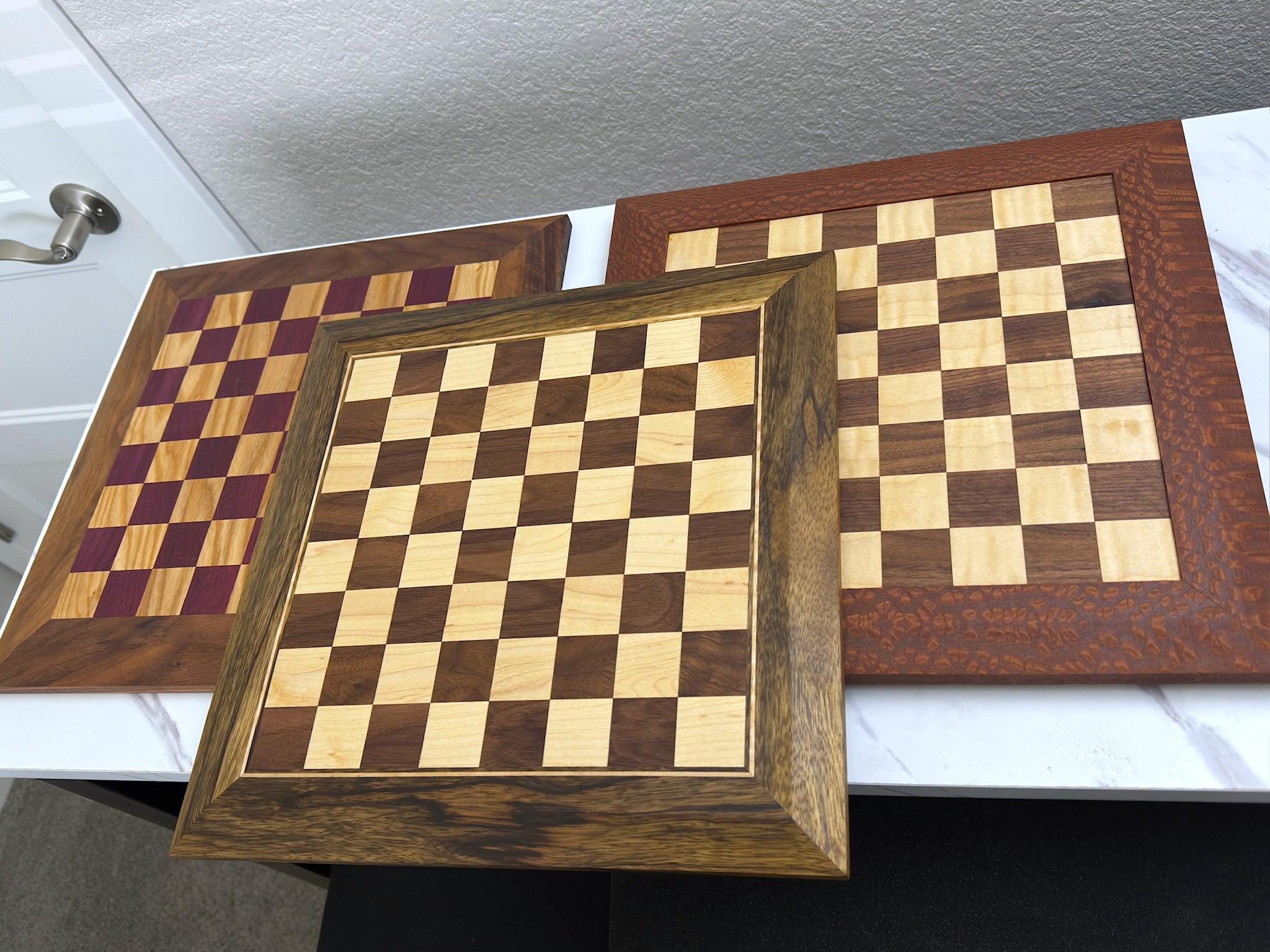 Custom Wooden Chess Board - Etsy