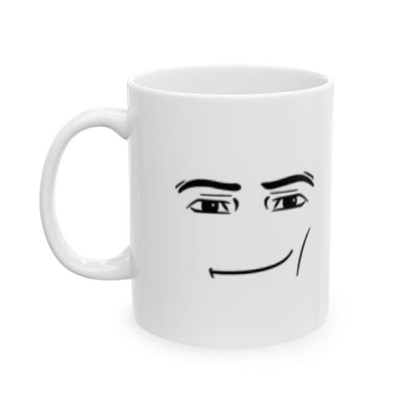 Roblox Man Face Mugs - Etsy