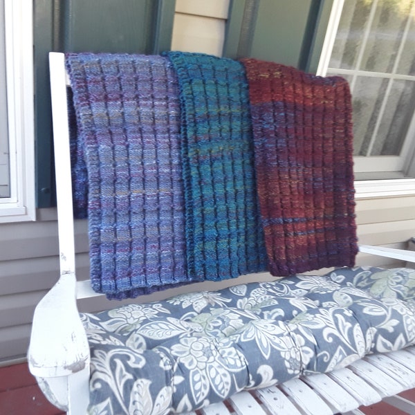 Hand Knit Throw - Etsy