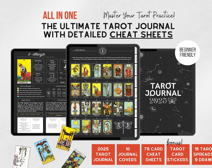 Tarot Journal, Tarot Cheat Sheet, Beginner Tarot, Tarot Study Guide ...