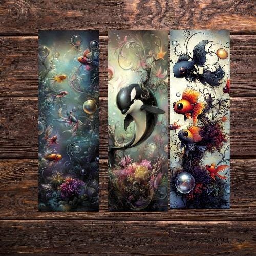 Dive Into Our Under the Sea Printable Bookmarks - Etsy