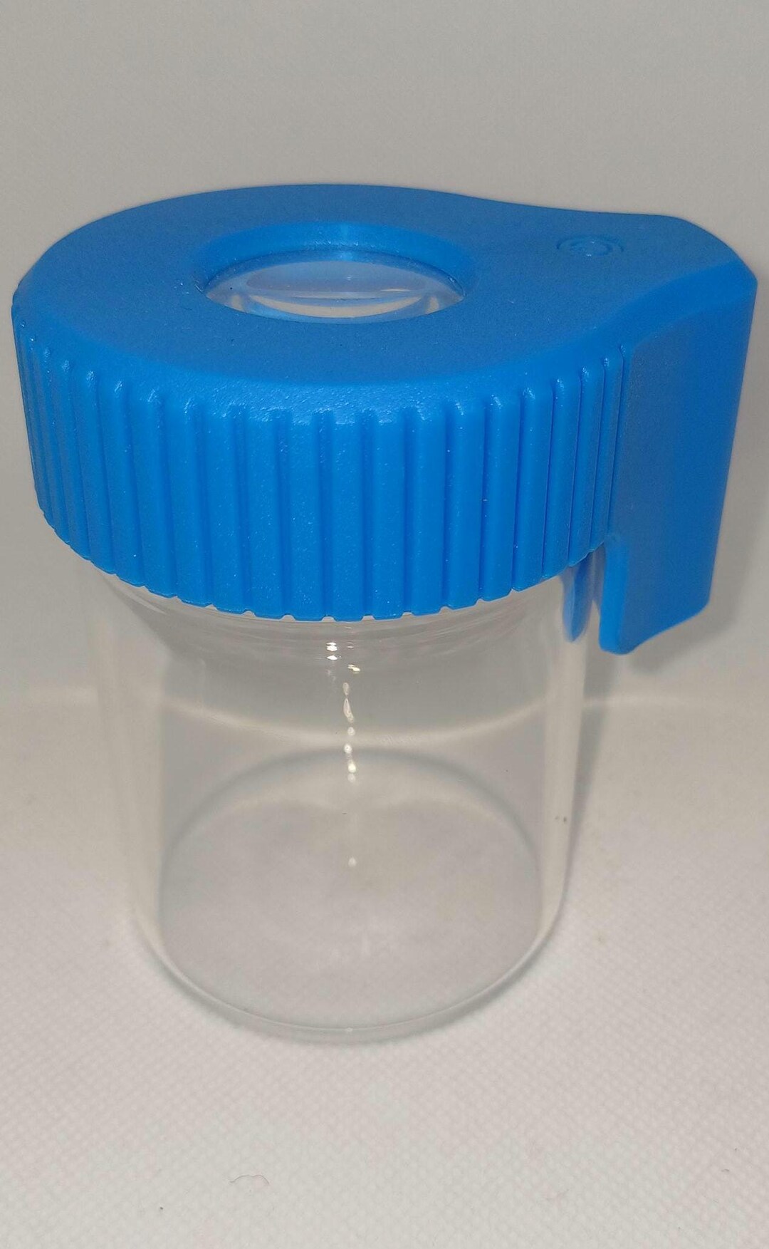 Blue Rechargable LED Magnifying Glass Stash Jar - Etsy