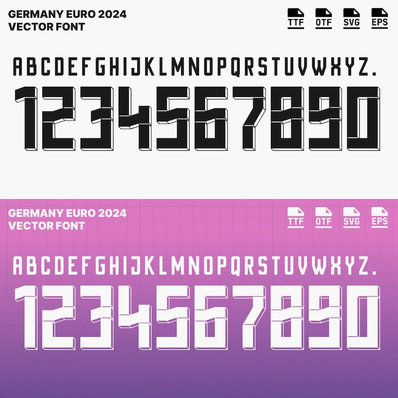 Euro 2024 Font - Etsy