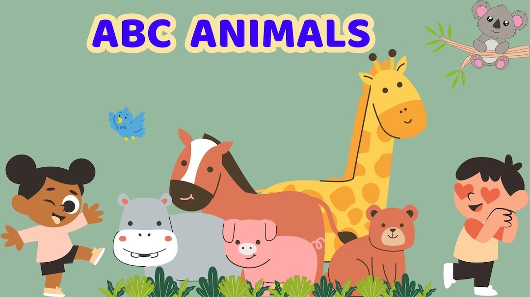 ABC Animals - Etsy