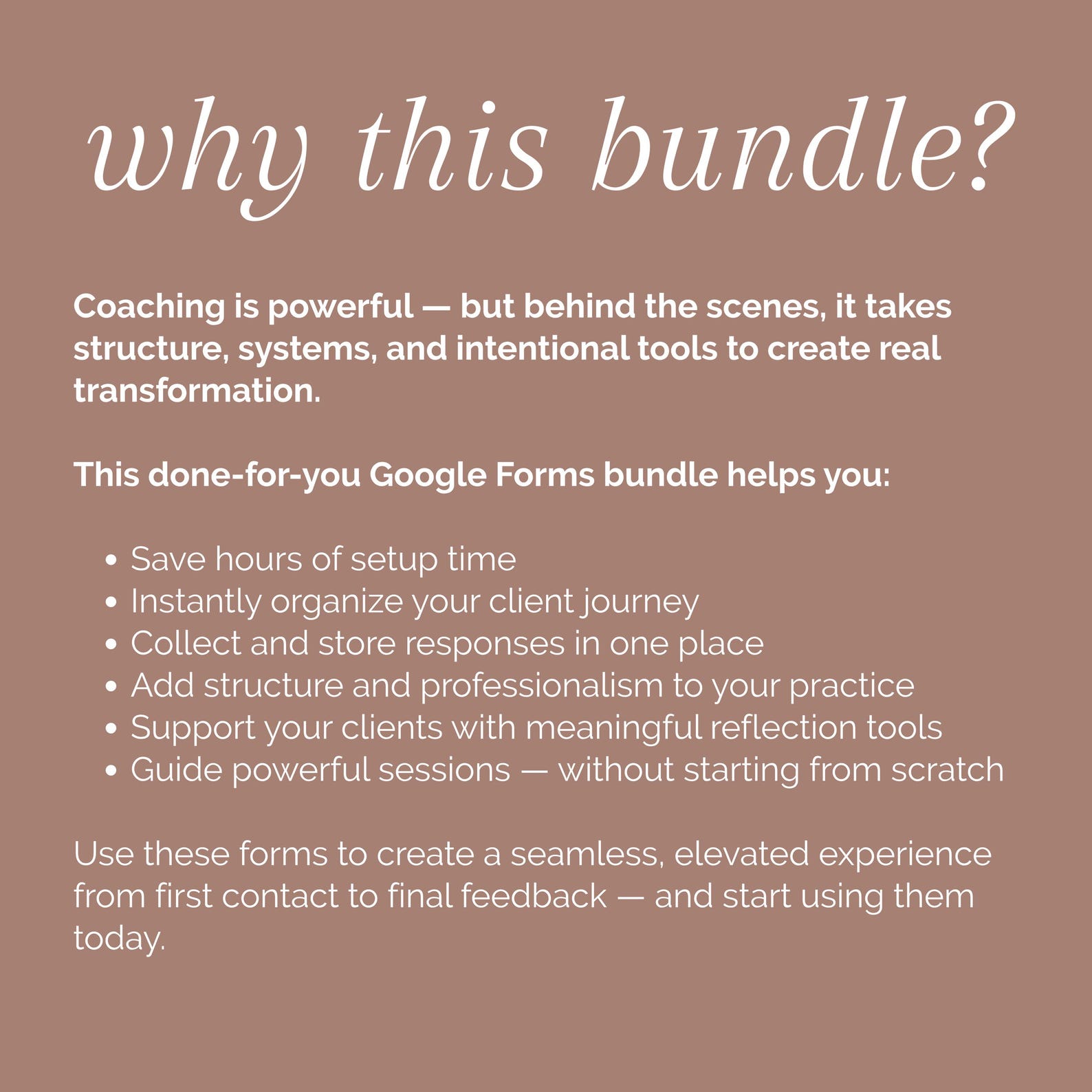 Coaching Client Intake Google Forms Bundle | 9 Editable Google Form ...