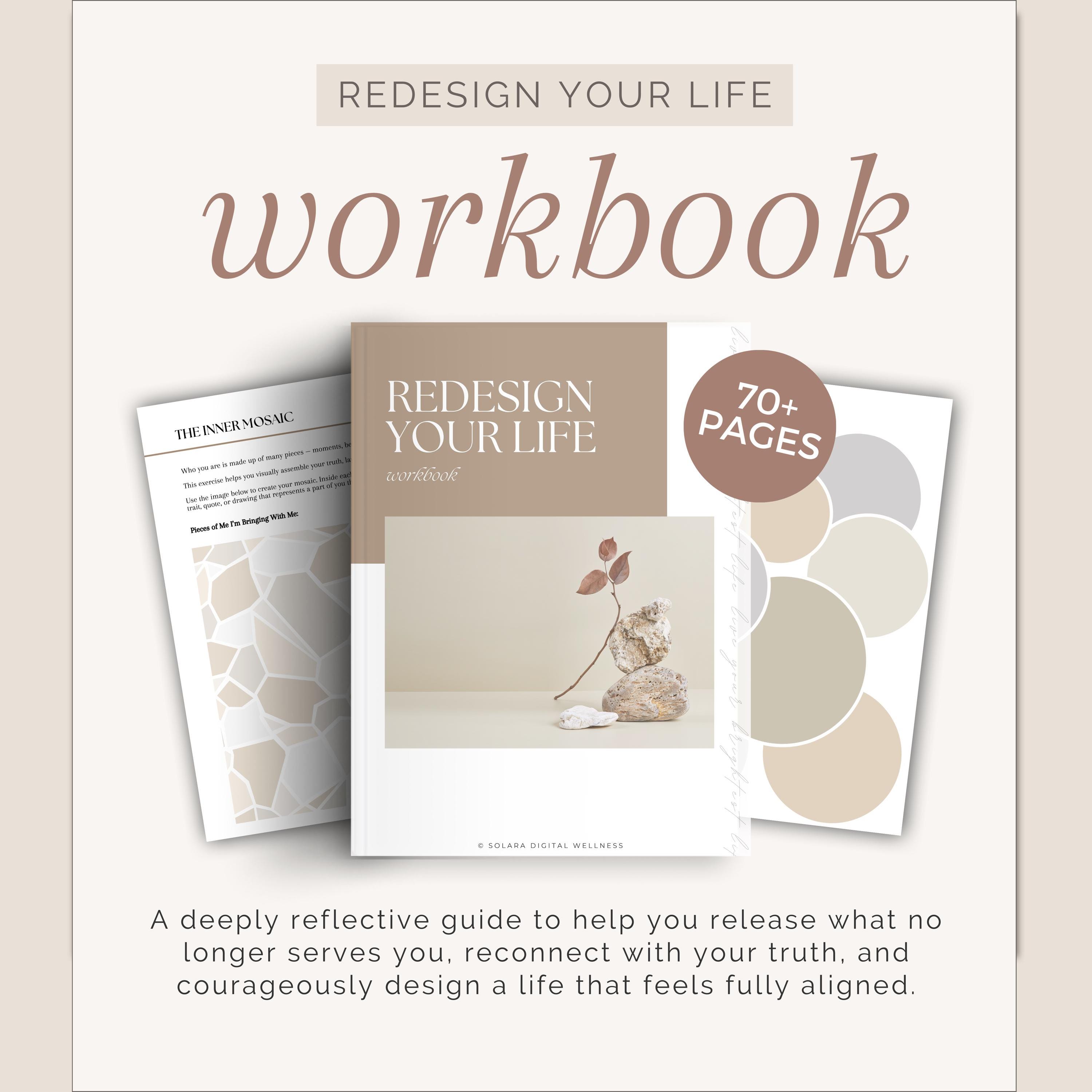 Redesign Your Life Workbook | Commercial Use License | Release ...