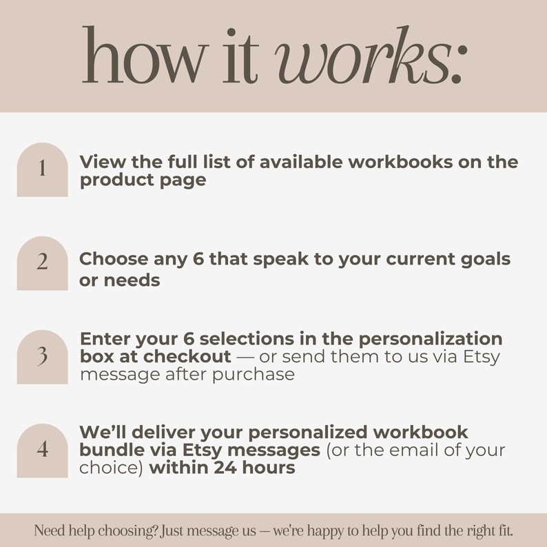 Build Your Own Workbook Bundle | SAVE 40% | 6 Pack | Personal Use Only ...