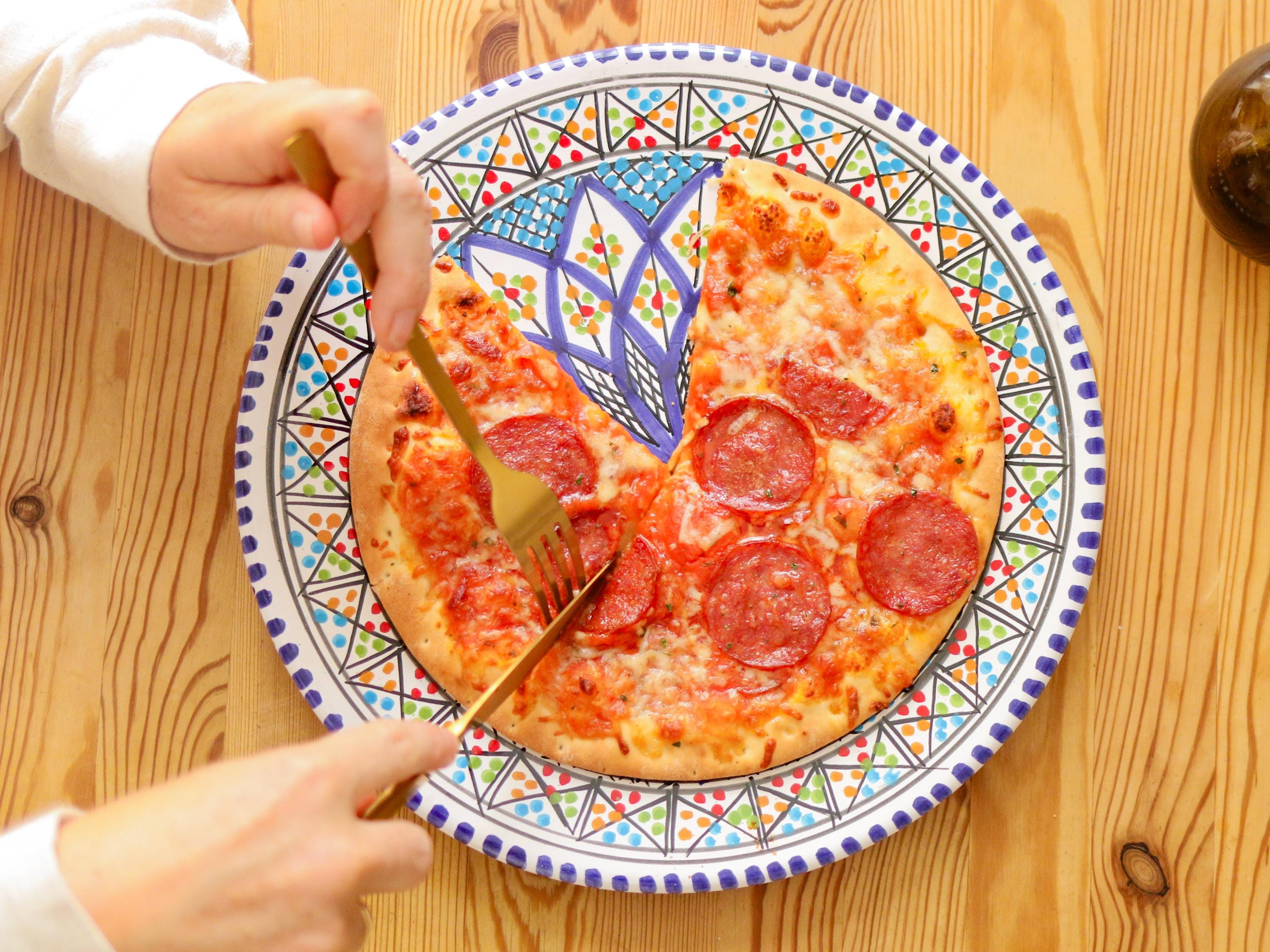 Handmade Tunisian Pizza Plate – 30 cm Ceramic Dish | Artisan Serving ...