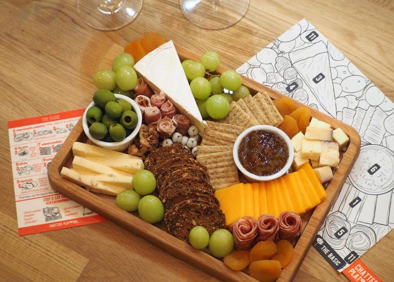 Plate by Numbers Charcuterie Platter DIY Kit With Instructions Home and ...