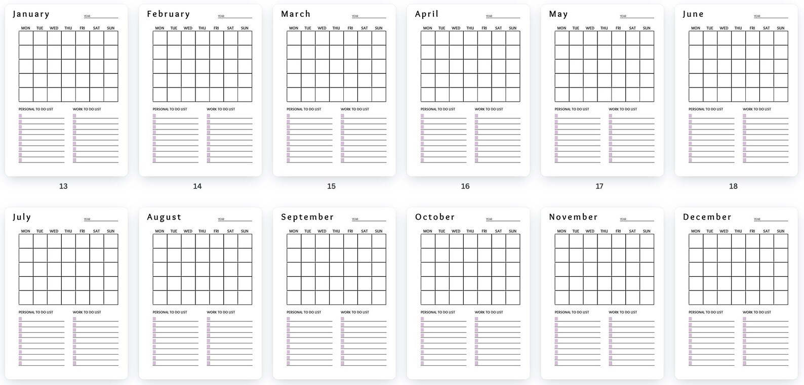 2025 DIGITAL PLANNER All in One - Etsy