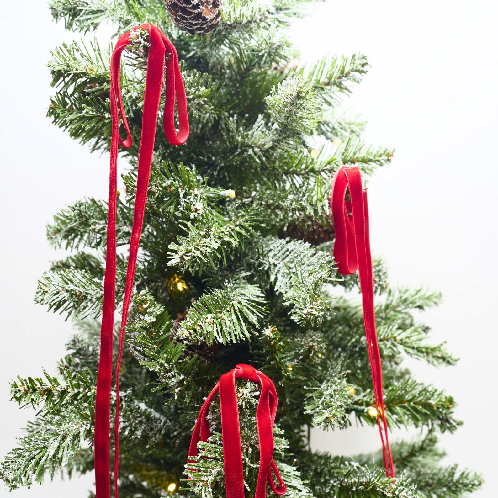 Red Christmas Bows Christmas Bow Decorations Red Velvet Bows for Wreath ...