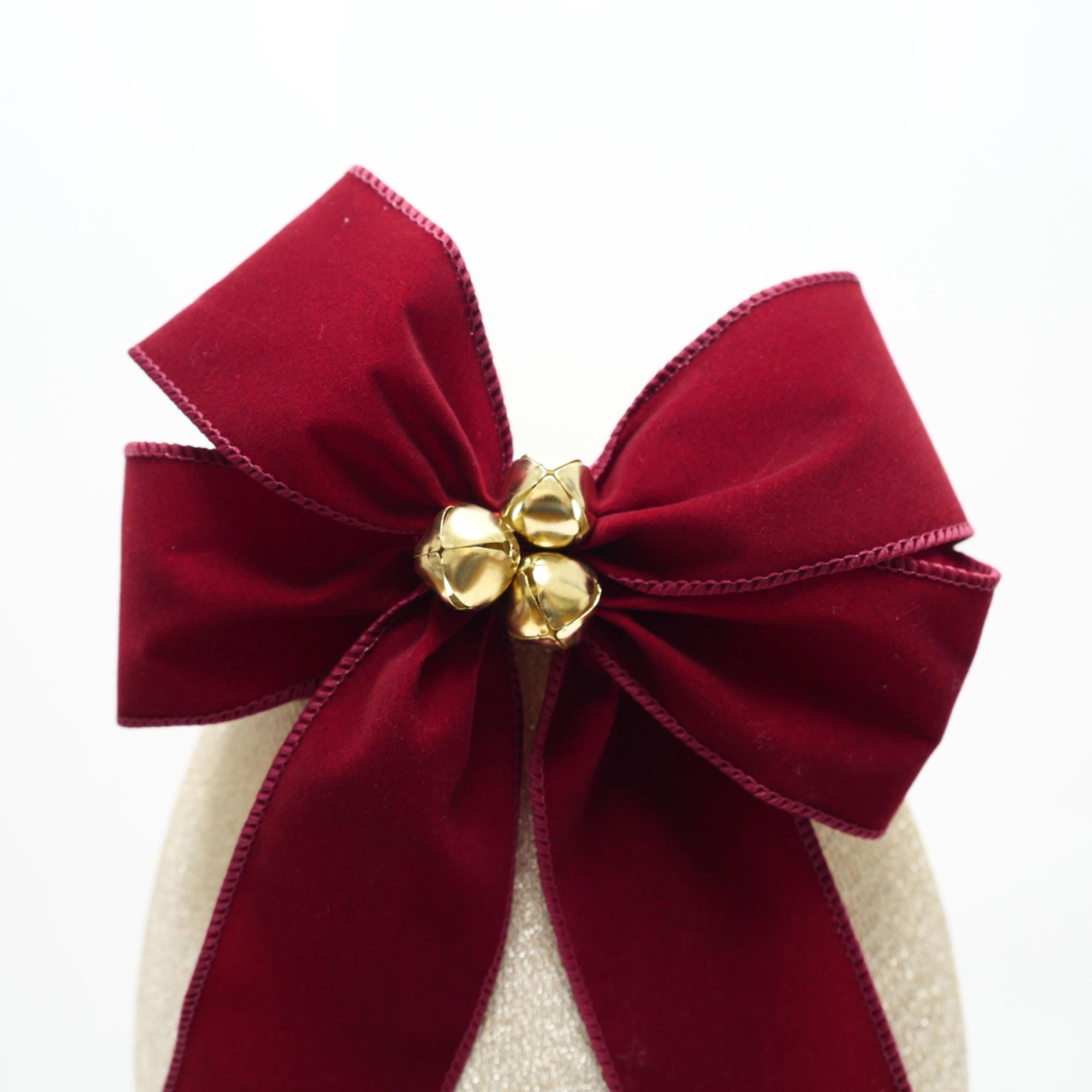 Burgundy Bows Burgundy Christmas Bows Burgundy Decorations for ...