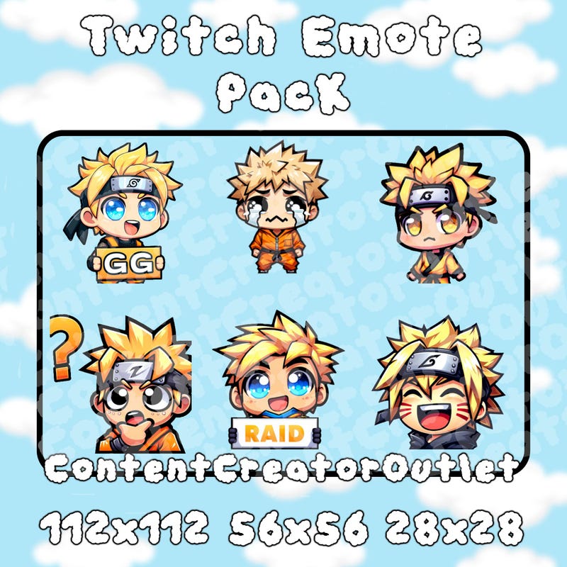 Naruto Twitch Overlay - Etsy