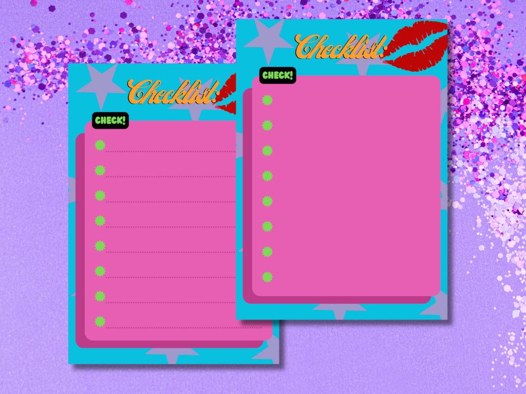 Y2K Magazine Inspired To-do List for Digital Planning - Etsy
