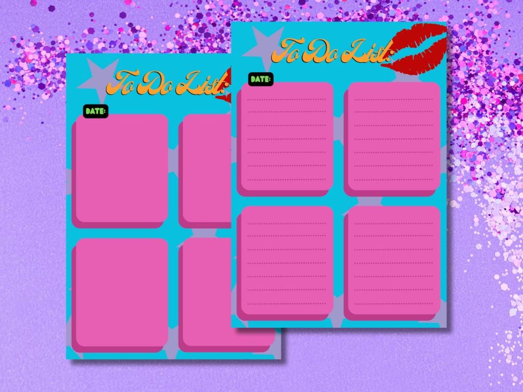 Y2K Magazine Inspired To-do List for Digital Planning - Etsy