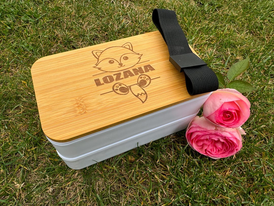 Lunch Box Personalized With Name and Motif, Bento, Lunch Box With ...