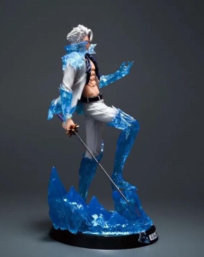 BLEACH Toshiro Hitsugaya Anime Action Figure Sculpture Model PVC 30cm ...
