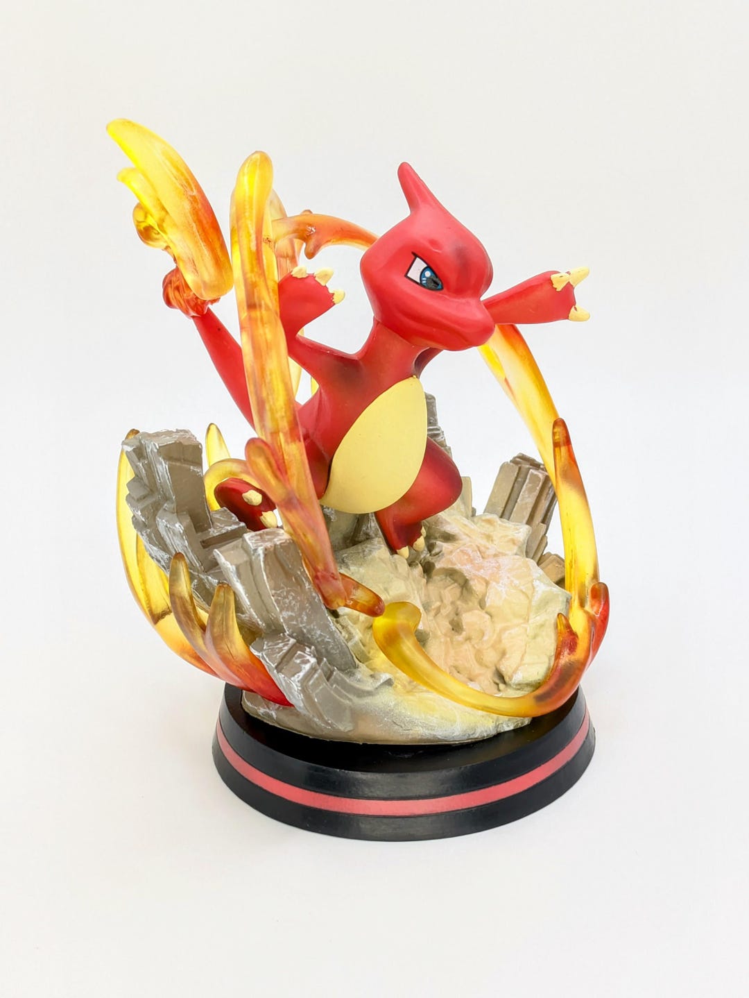 Stunning Handmade Pokémon Charmeleon Collectible Figurine Multicolor ...