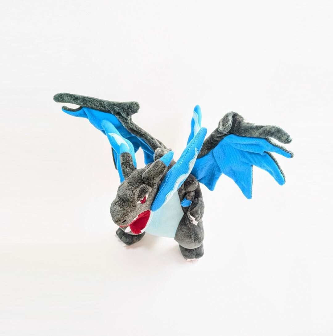 Mega Charizard X Plush 9 Pokémon Collectible Stuffed Animal Toy for ...