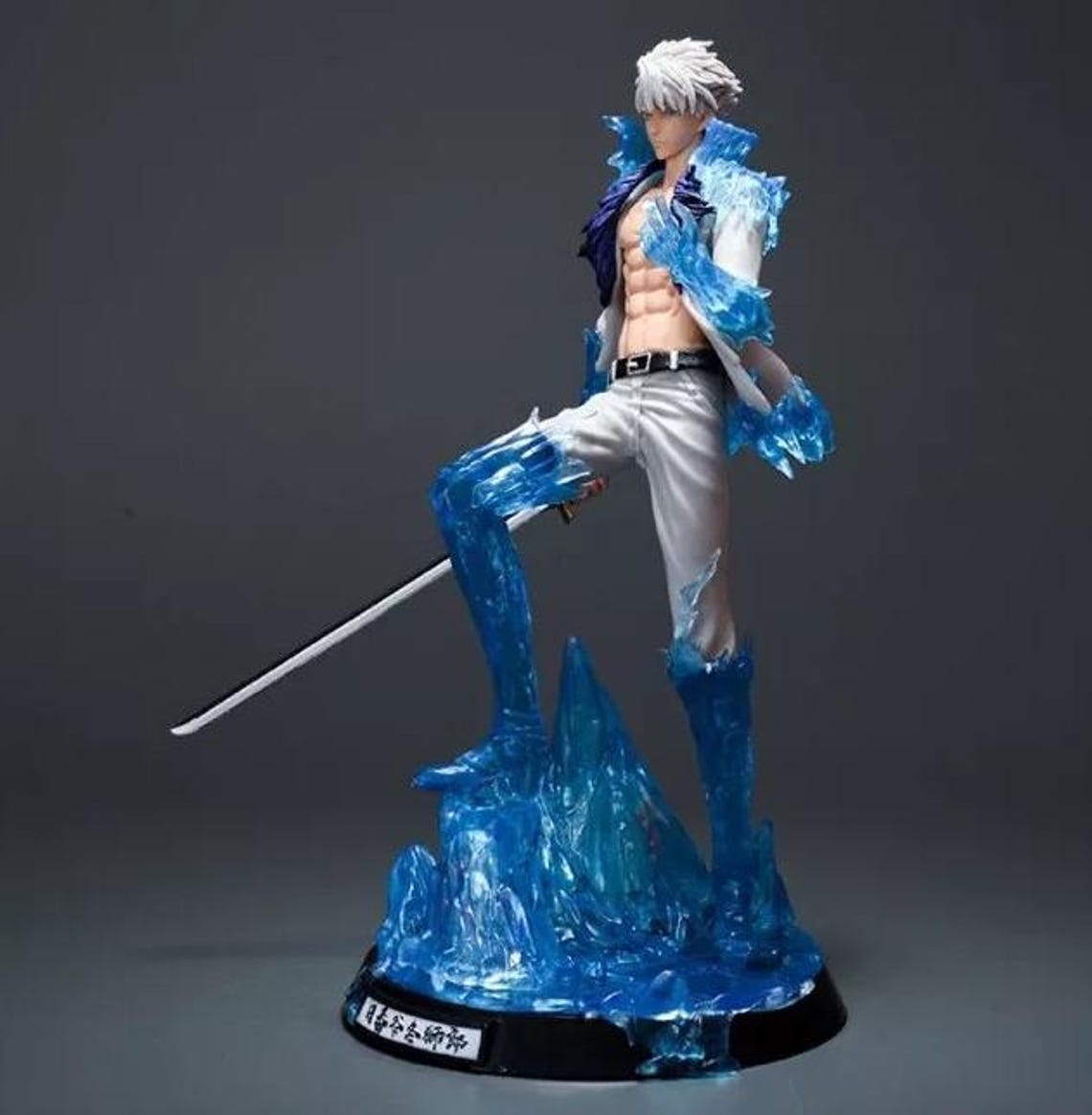 BLEACH Toshiro Hitsugaya Anime Action Figure Sculpture Model PVC 30cm ...