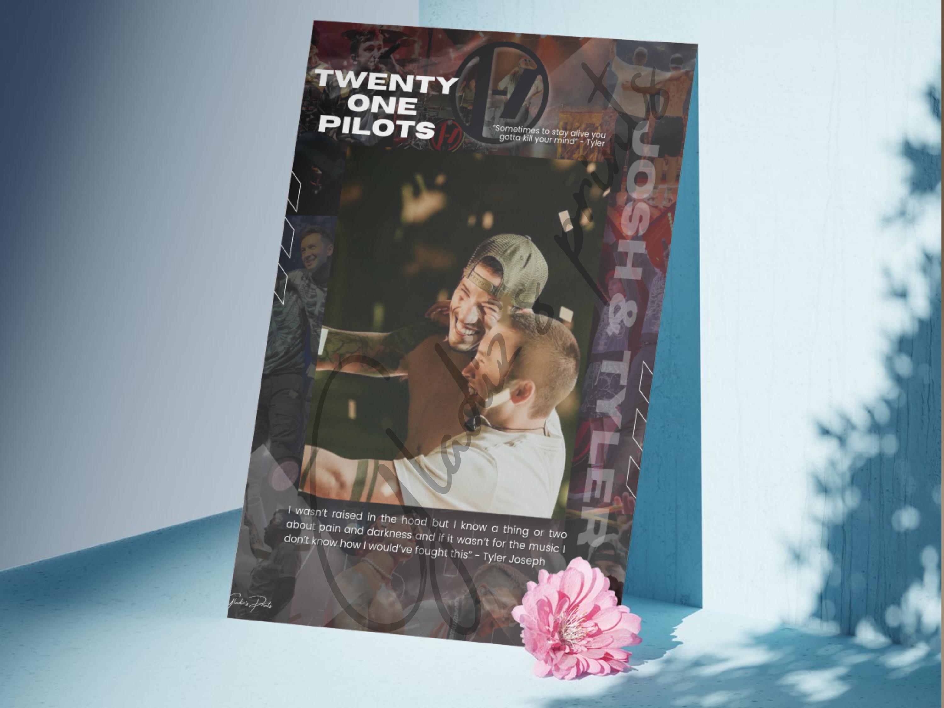 Twenty One Pilots Digital Poster Aesthetic Wall Art Digital Print Art ...