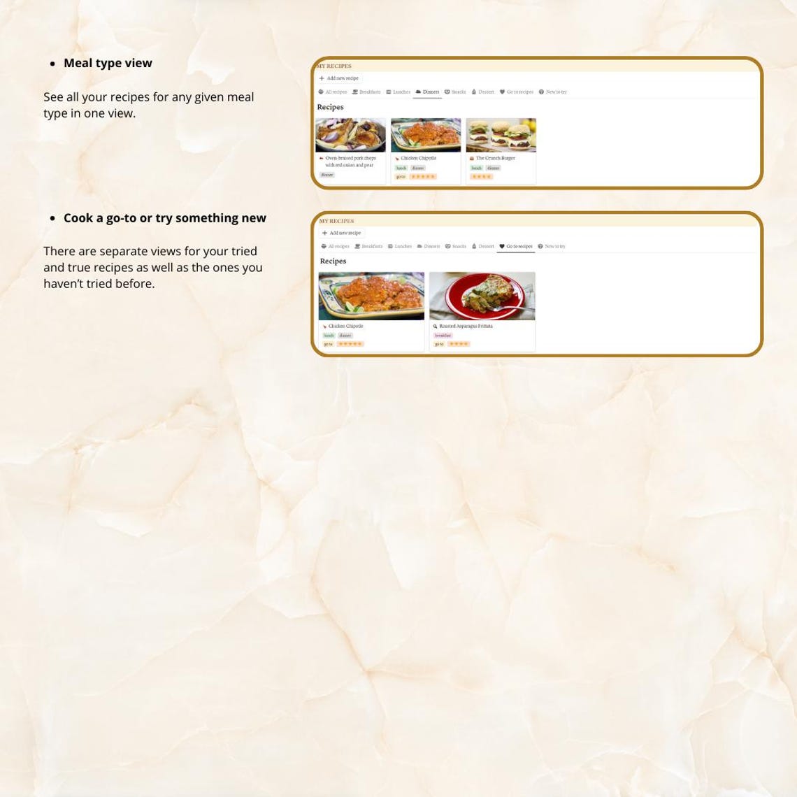 Notion Template Cooking Hub | Meal Planner, Recipe Library, Grocery ...