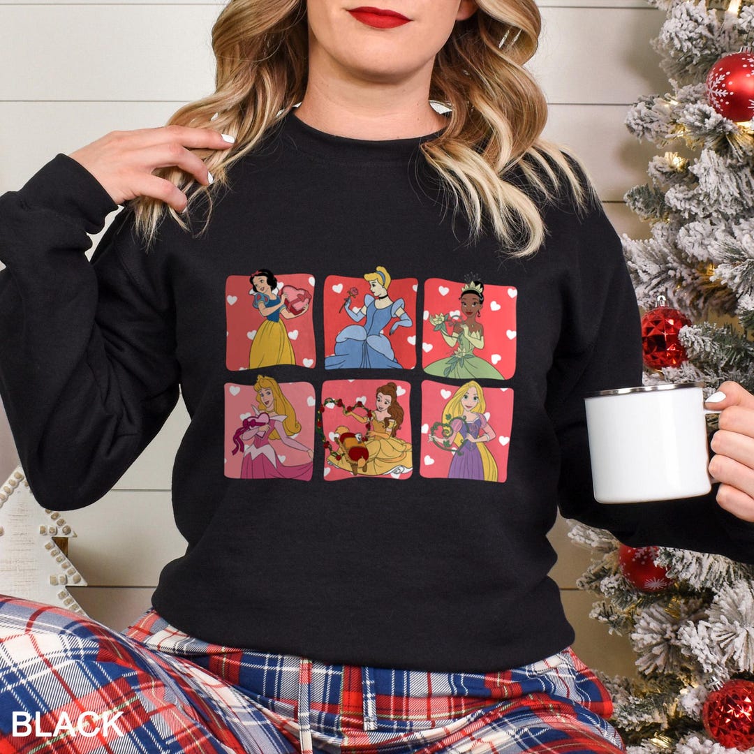 Disney Princess Sweatshirt, Disney Family Crewneck, Disney Woman ...