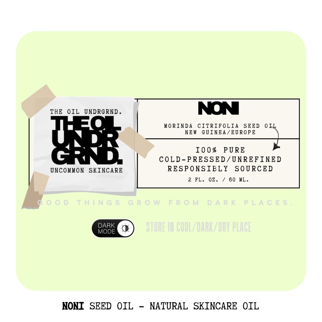 Noni Seed Oil: Cold-pressed, Unrefined Skincare 2 OZ - Etsy